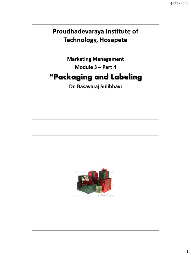 PDIT Module 3 PACKAGING & LABELLING PDF - 240422 - 153107 | PDF | Packaging And Labeling | Glasses