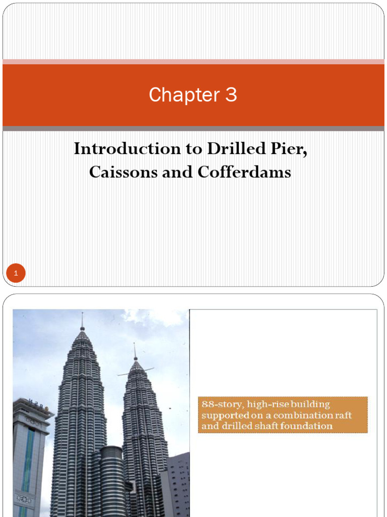 Chapter 3 - Caissons and Piers Final | PDF | Deep Foundation | Civil Engineering