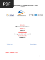 Rapport de Stage STB | PDF | Banques | Tunisie