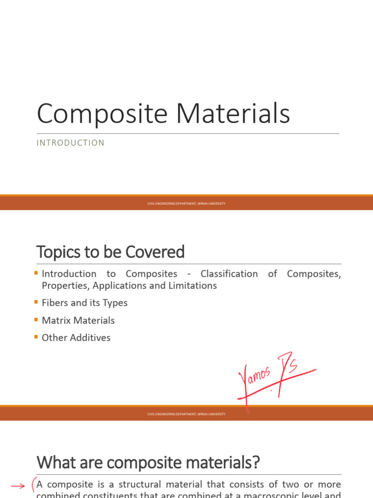 1 Composite Materials | PDF | Composite Material | Fibers