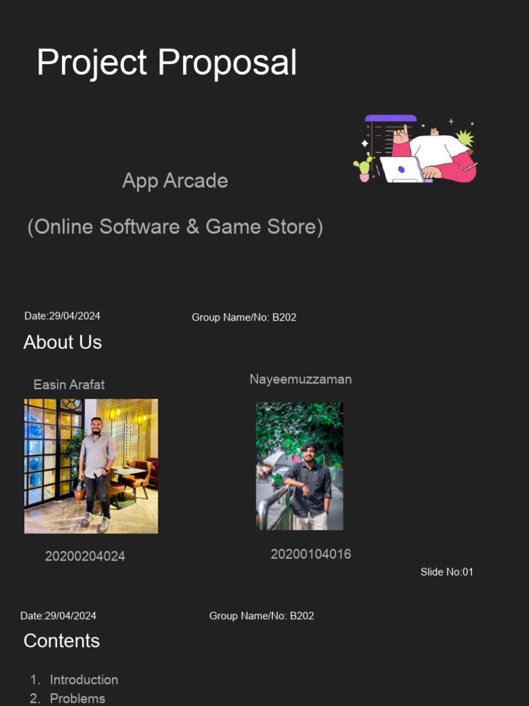 Project Proposal: App Arcade (Online Software & Game Store) | PDF | Web ...