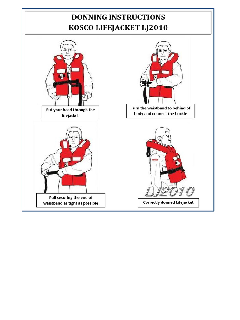 Kosco Lifejacket 2010 | PDF | Foreign Language Studies | Wellness