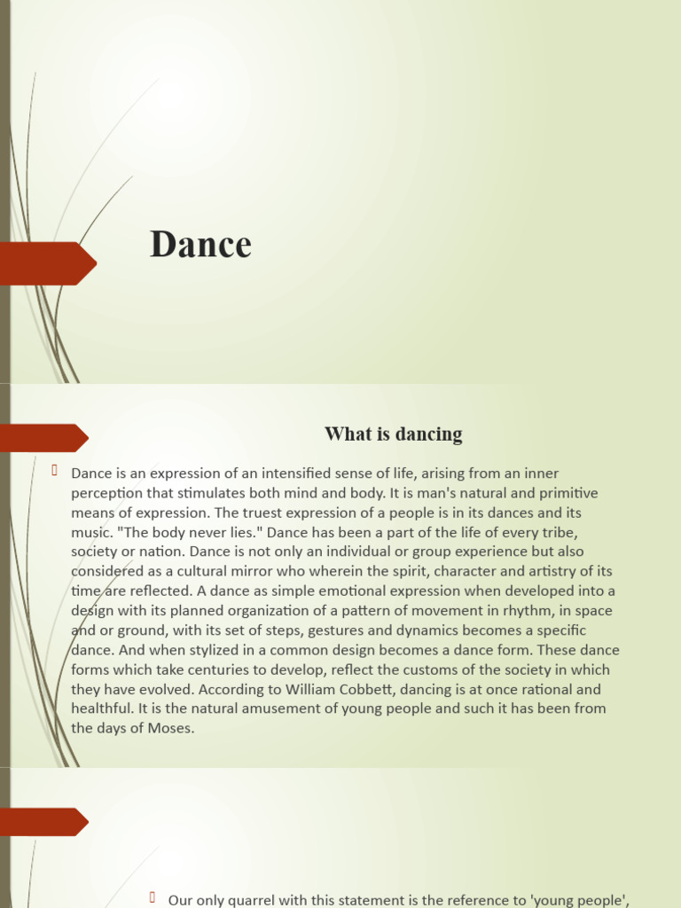 Dance | PDF | Dances | Ballroom Dance