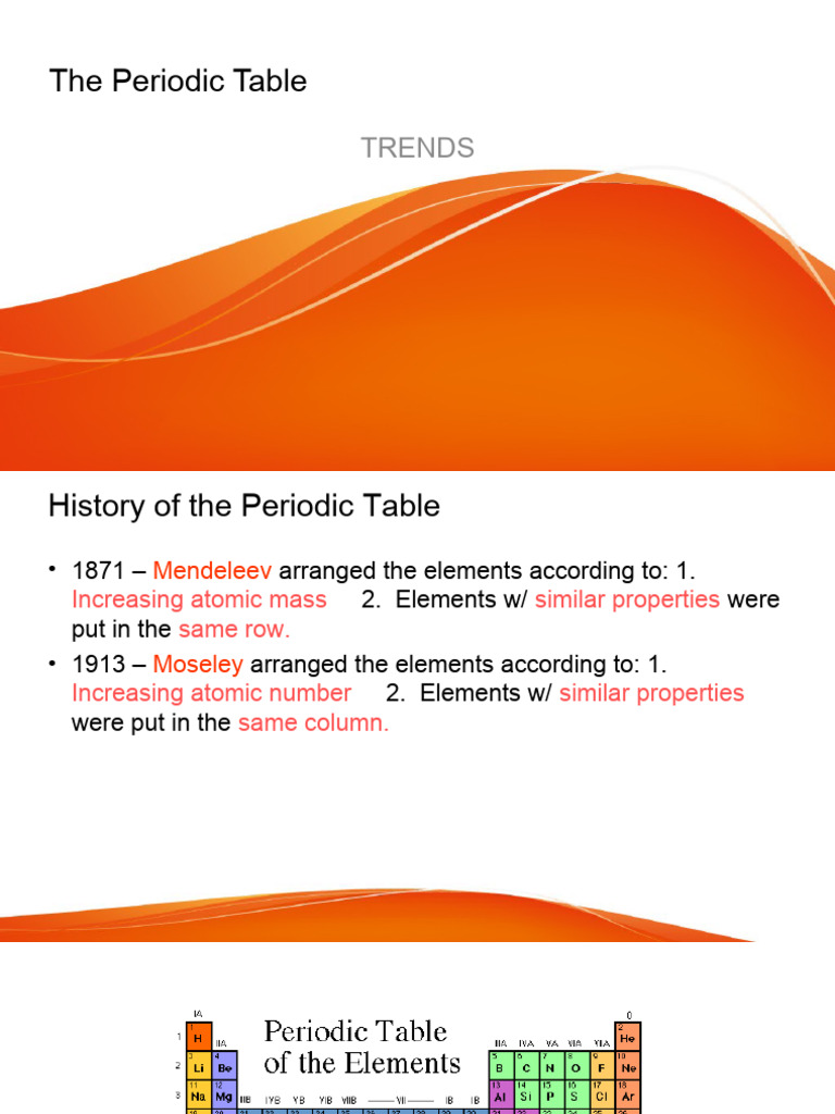 Periodic Trends 2 | PDF | Periodic Table | Electron Configuration Periodic Trends 2 | PDF | Periodic Table | Electron Configuration