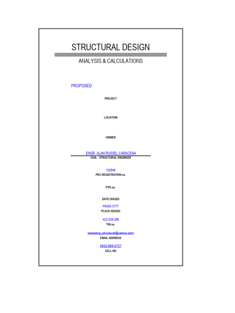 2 Storey Calculation | PDF | Reinforced Concrete | Mechanical Engineering