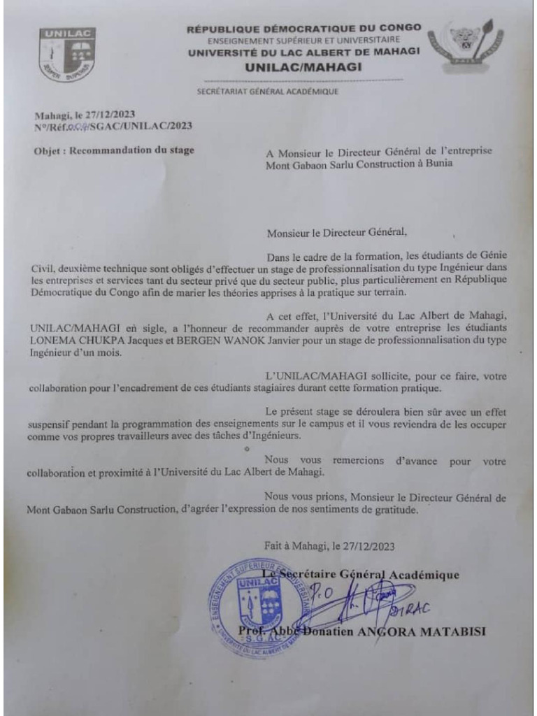 RECOMMANDATION | PDF