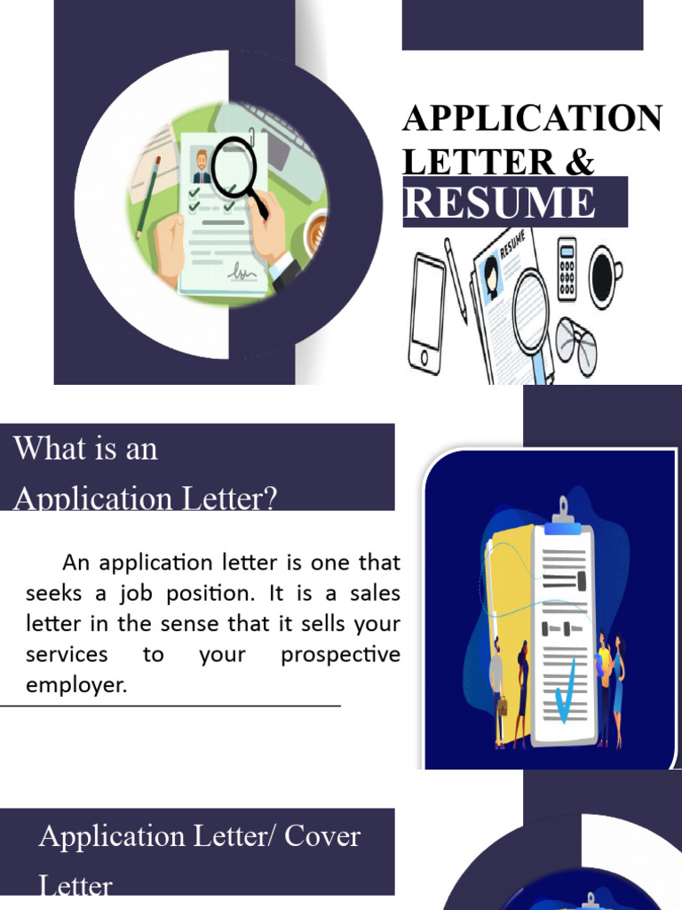 Application Letter and Resume Guide | PDF | Résumé | Typefaces