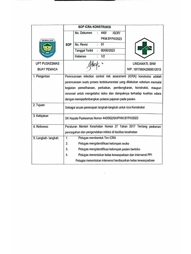 5.5.2.EP.A.2.sop Icraa | PDF