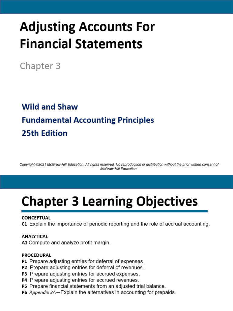 Chapter 3 | PDF | Depreciation | Deferral