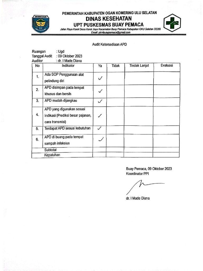 5.5.2.EP.A.1.hasil Audit | PDF