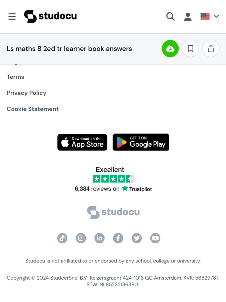 Ls Maths 8 2ed TR Learner Book Answers - Learner's Book Answers Unit 1 ...