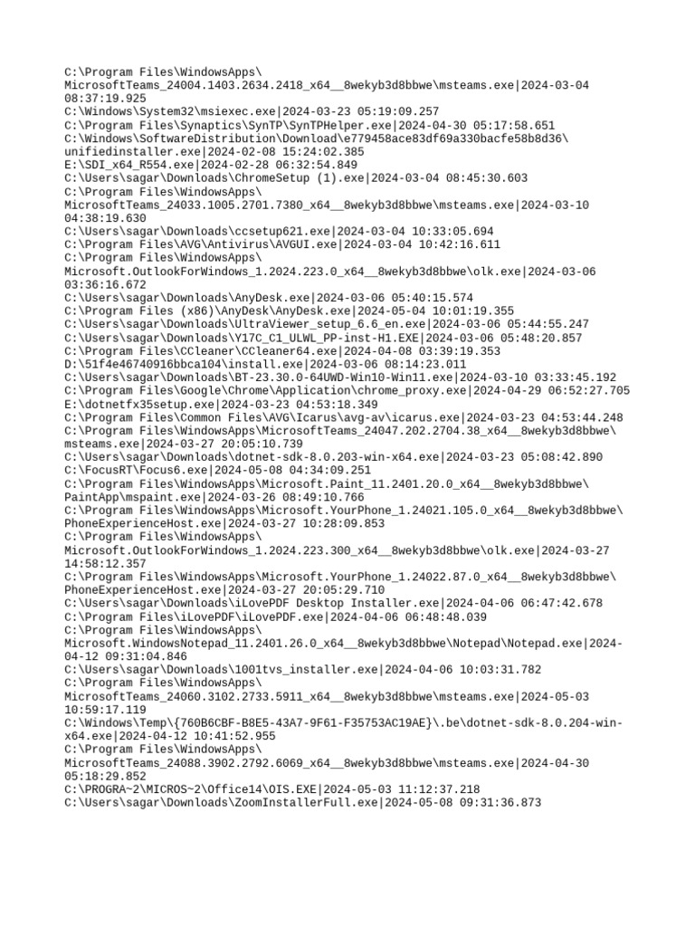Pca App Launch Dic | Download Free PDF | Microsoft Windows | Software Engineering