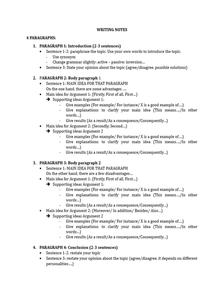 WRITING NOTES | PDF | Car | Transport