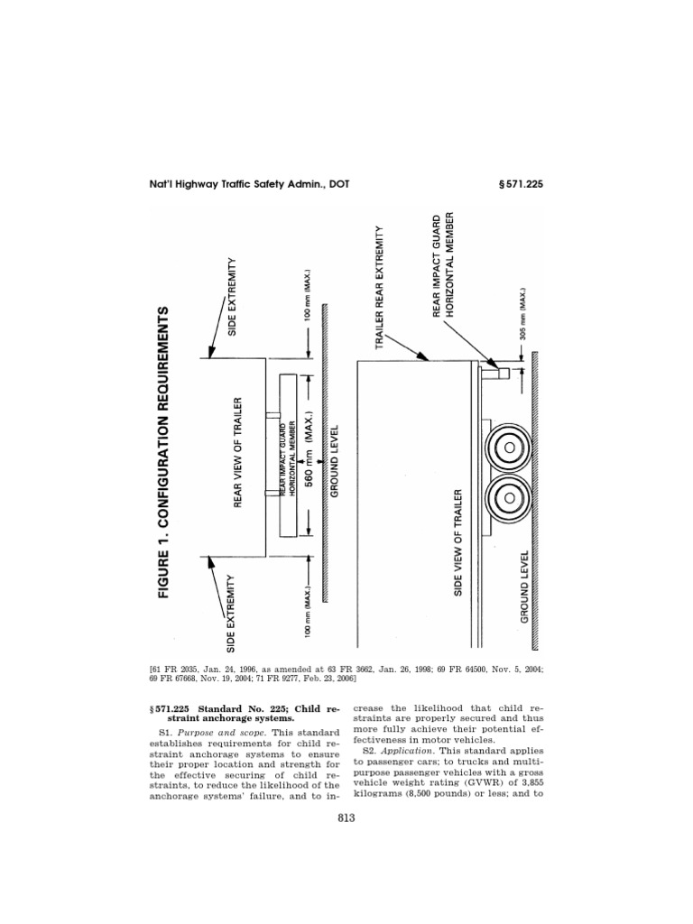 FMVSS225 | PDF | Seat Belt | Airbag