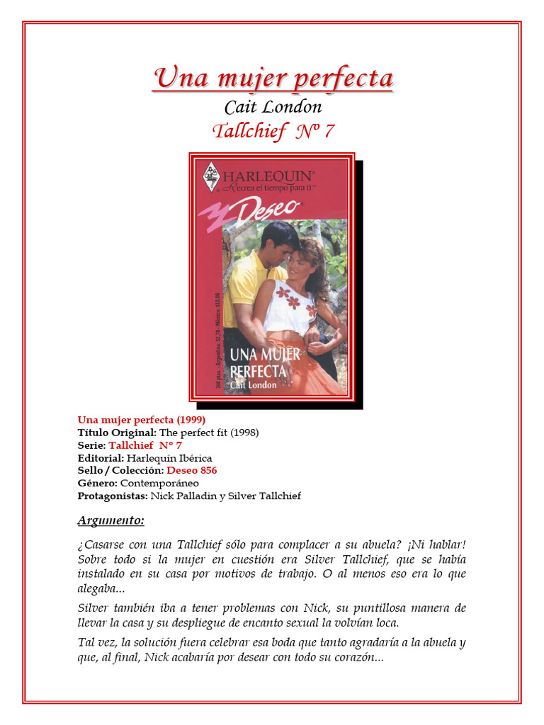 Cait London - Una Mujer Perfecta | PDF