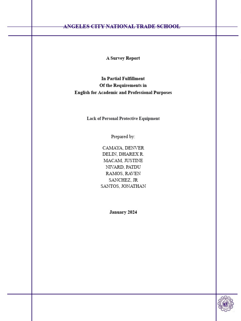 FINAL-OUTPUT-TEMPLATE (2) | PDF | Personal Protective Equipment | Welding