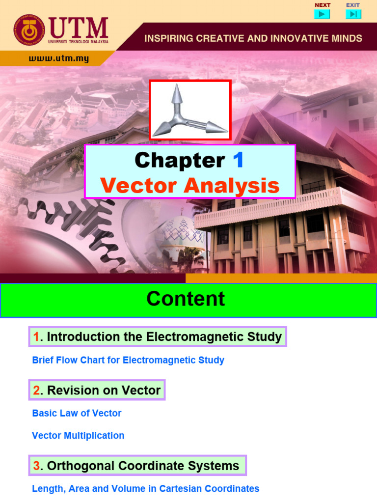 CHAPTER1 Vector Analysis | PDF | Field (Physics) | Electrostatics