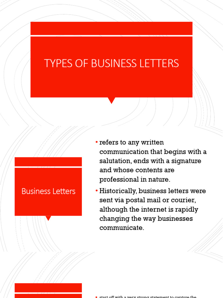 Types of Business Letters | Download Free PDF | Employment | Marketing