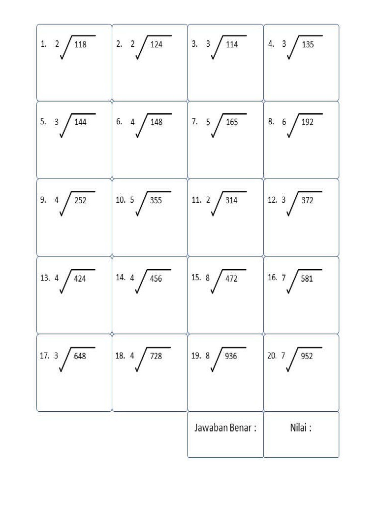 Soal Untuk Ameera | PDF