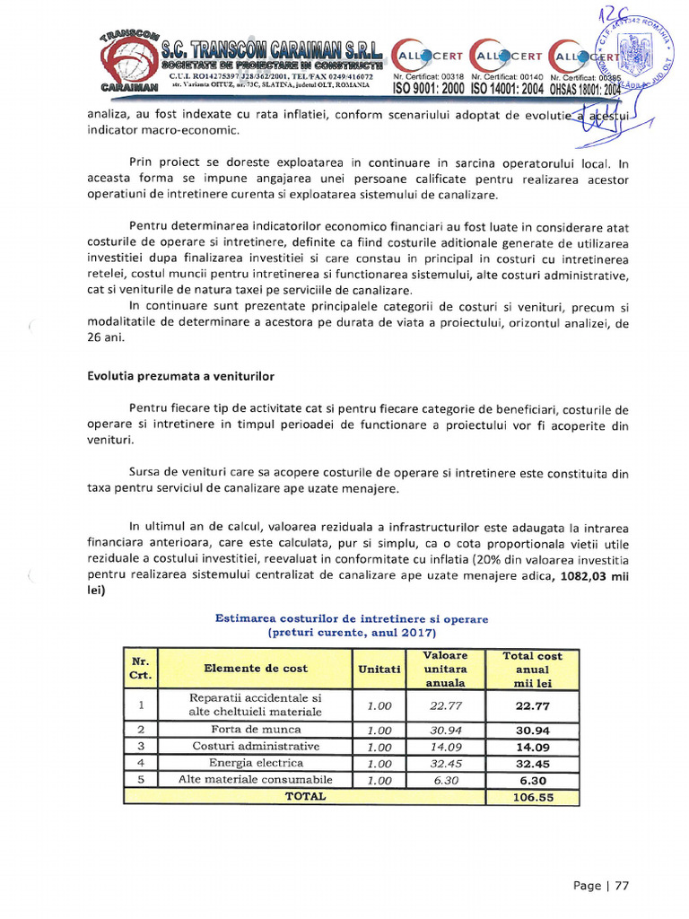 8.studiu de Fezabilitate-Part 2 | PDF