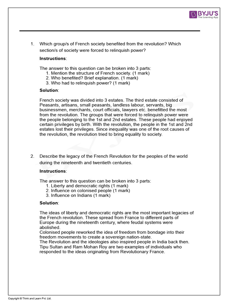 The French Revolution After | PDF | Reign Of Terror | Maximilien ...