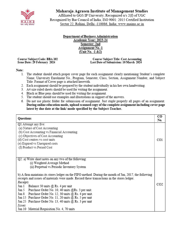 Ca Assignment 1 Pdf Cost Of Living Business