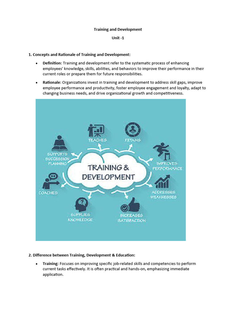 Training and Development Notes | PDF | Constructivism (Philosophy Of ...