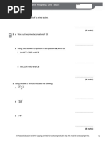 Year 9 Maths Progress Work Book | PDF