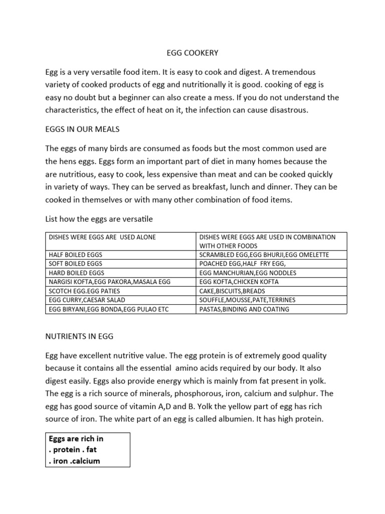 Chapter 5 Egg | PDF | Yolk | Egg White