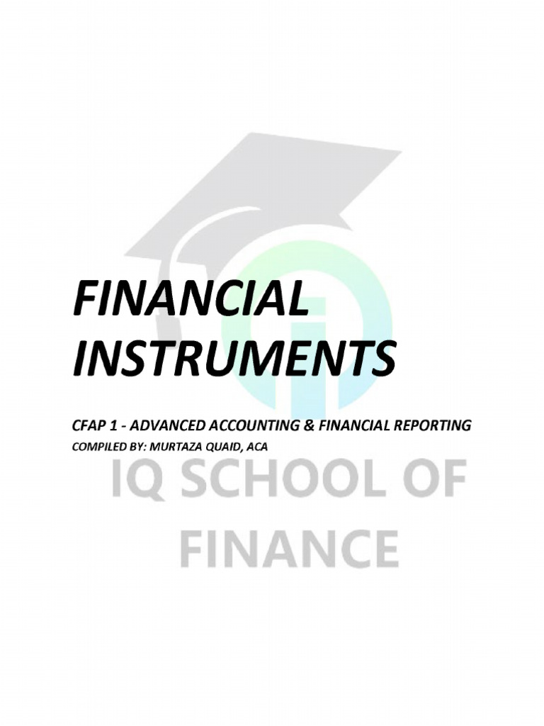Handout - IfRS 9 | PDF