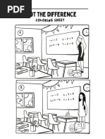 Spot the Difference Activities PDF | PDF