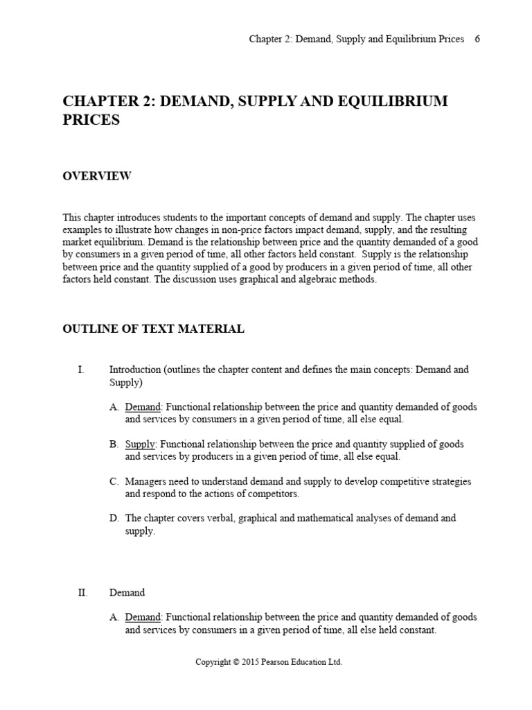 Ch02 Demand and Supply | PDF | Supply (Economics) | Demand