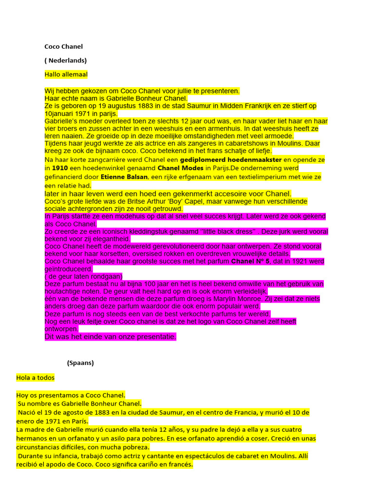 Coco Chanel | PDF