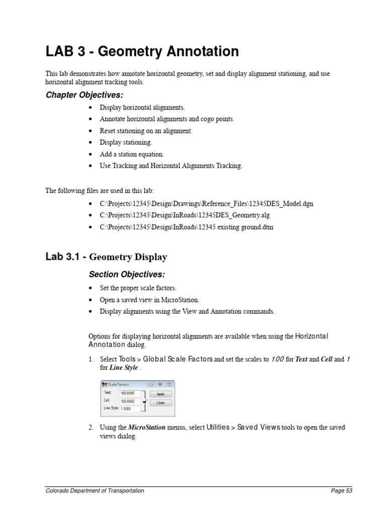 Geometry Fundamentals-Lab-Geometry Annotation | PDF | Menu (Computing ...