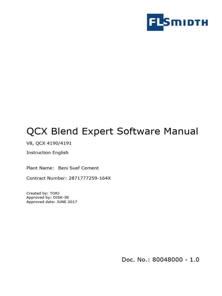(QCX Blendexpert Software Manual) | PDF | Computing | Software