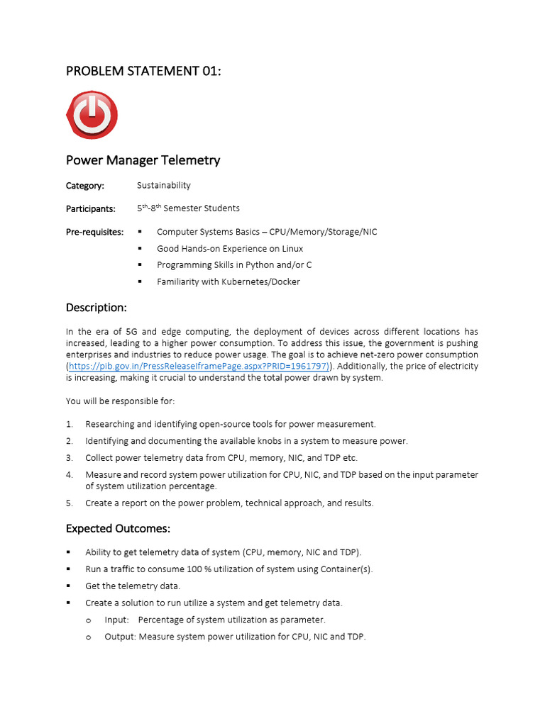INTC UITP.2024 - Problem.statements-1 | PDF