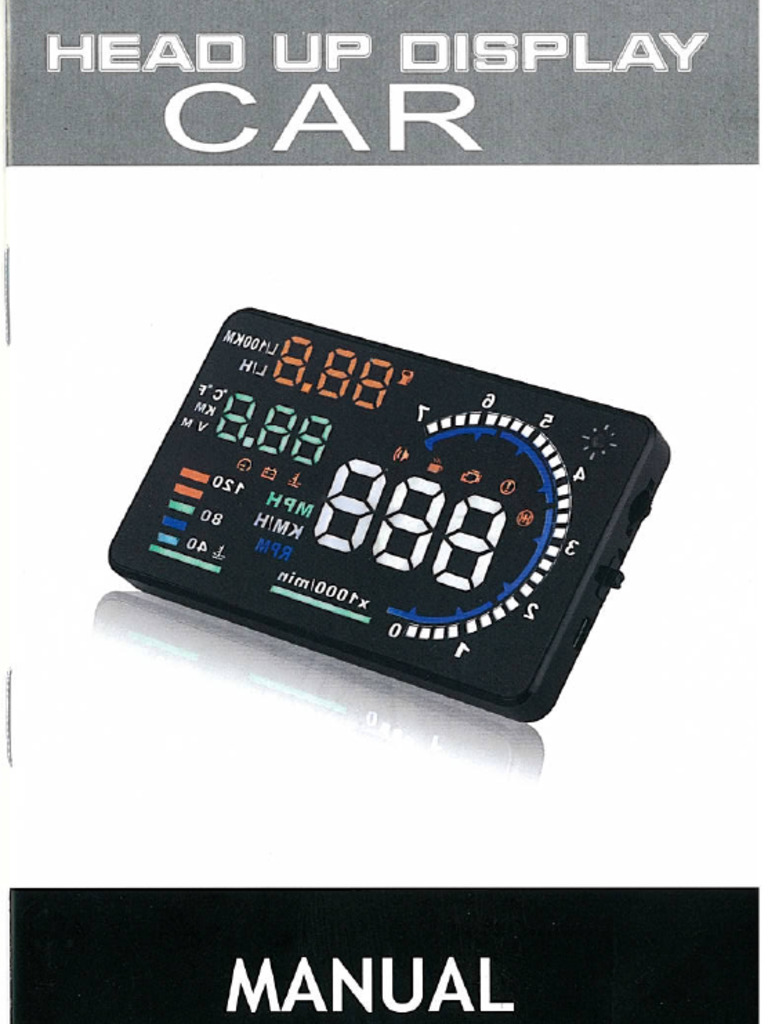 A8 HUD Manual | PDF