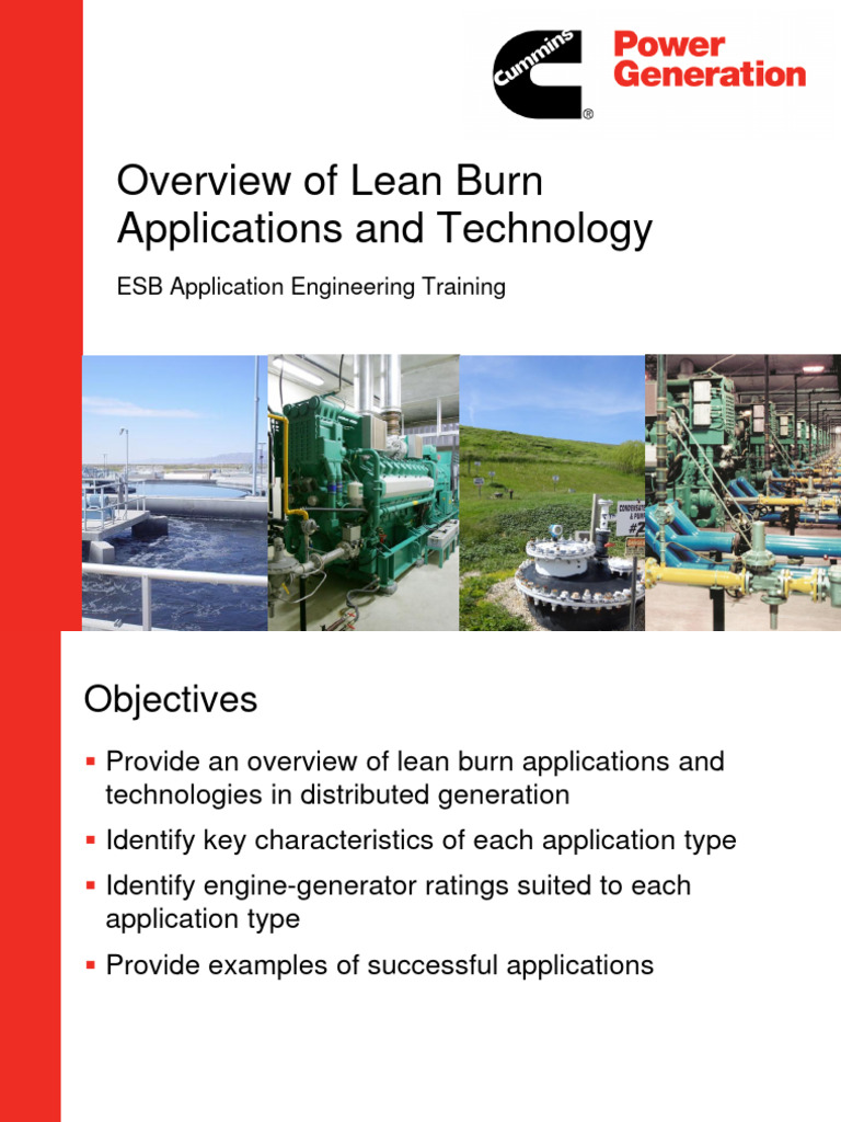 Lean Burn Technology in Power Generation | PDF | Cogeneration | Nature