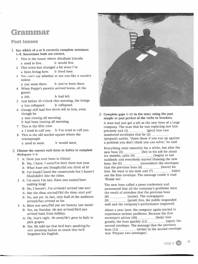 Past Tenses - review | PDF