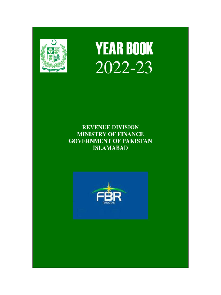 Year Book 2022-23: Revenue Division Ministry of Finance Government of ...