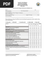 Work Immersion Evaluation Form | PDF | Competence (Human Resources) | Behavioural Sciences
