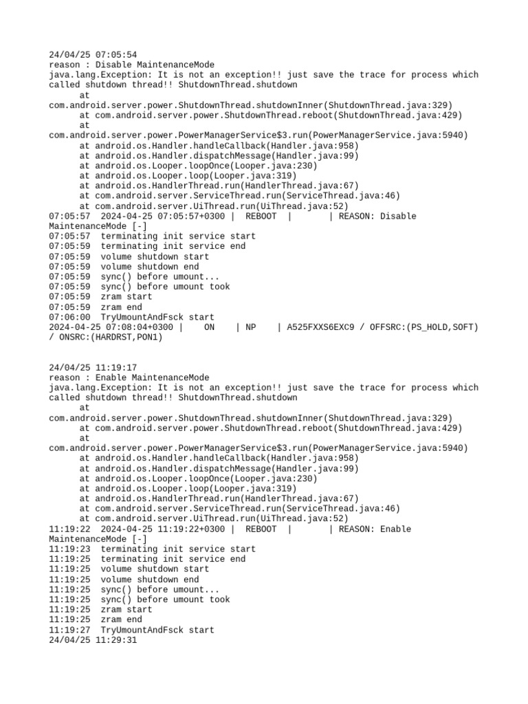 Power Off Reset Reason Backup Pdf Java Programming Language Computing Platforms 