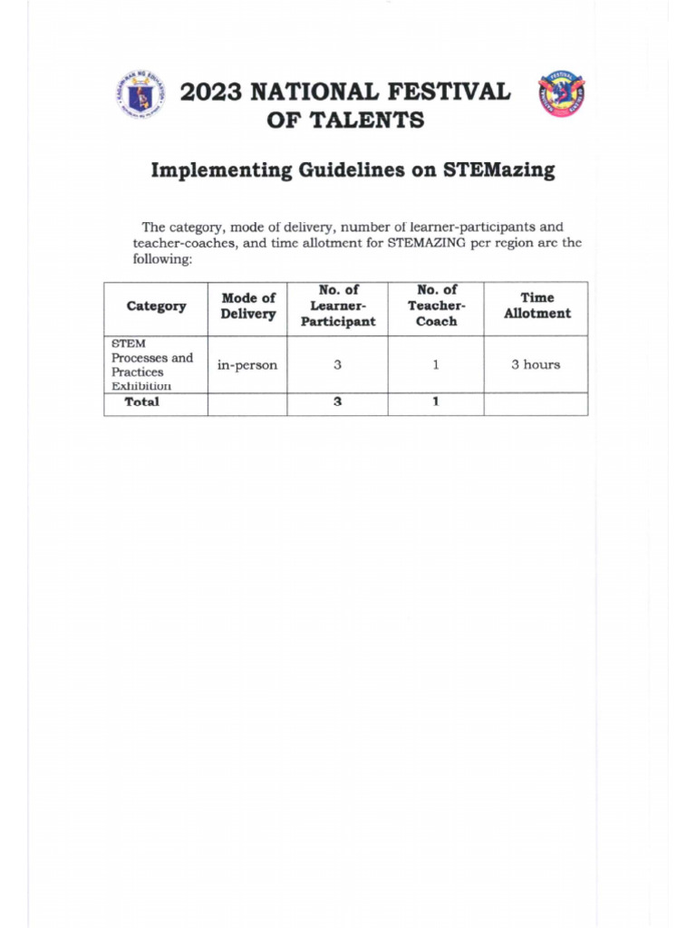 STEMazing Guidelines | PDF