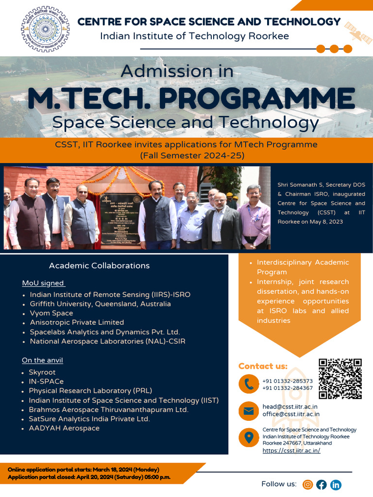 Mtech Flyer | Download Free PDF | Science | Aerospace