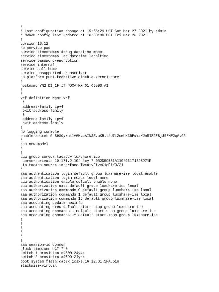 Pdca HX 01 C9500 | PDF | Ip Address | Network Topology