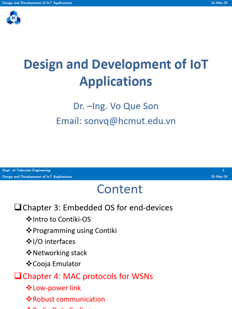 ch04-MAC Protocols in WSNs | PDF | Transmission Control Protocol | Wireless Sensor Network