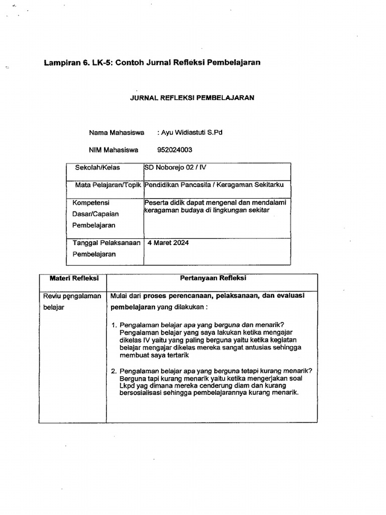 Lampiran 6. LK5 | PDF