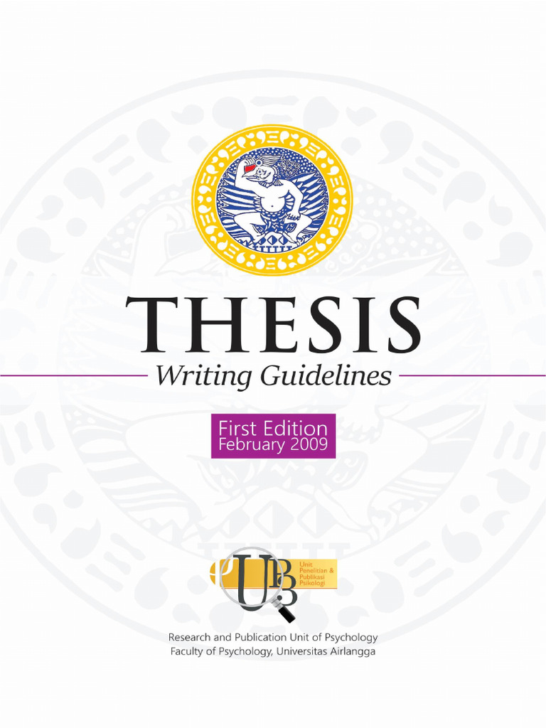 Thesis Writing Guidelines for Students | PDF | Methodology | Thought