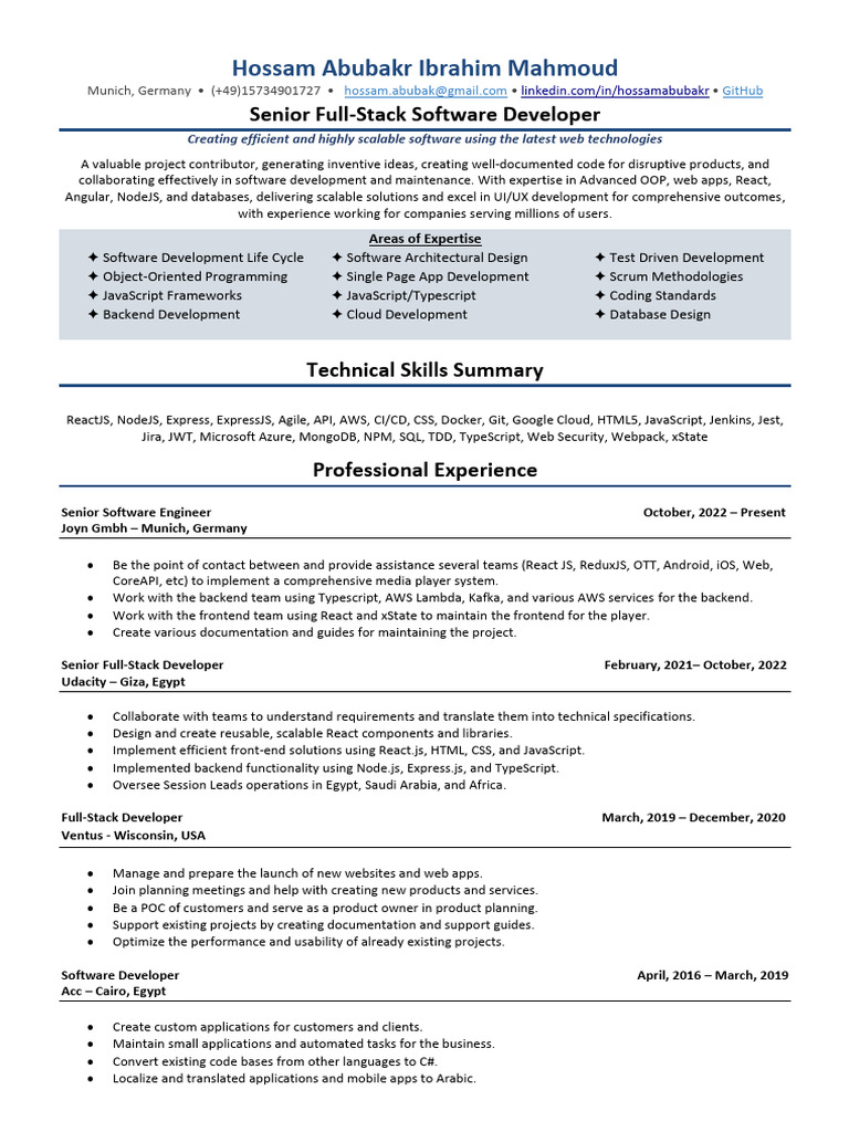 Hossam Abubakr | PDF | Java Script | Software Development Hossam Abubakr | PDF | Java Script | Software Development