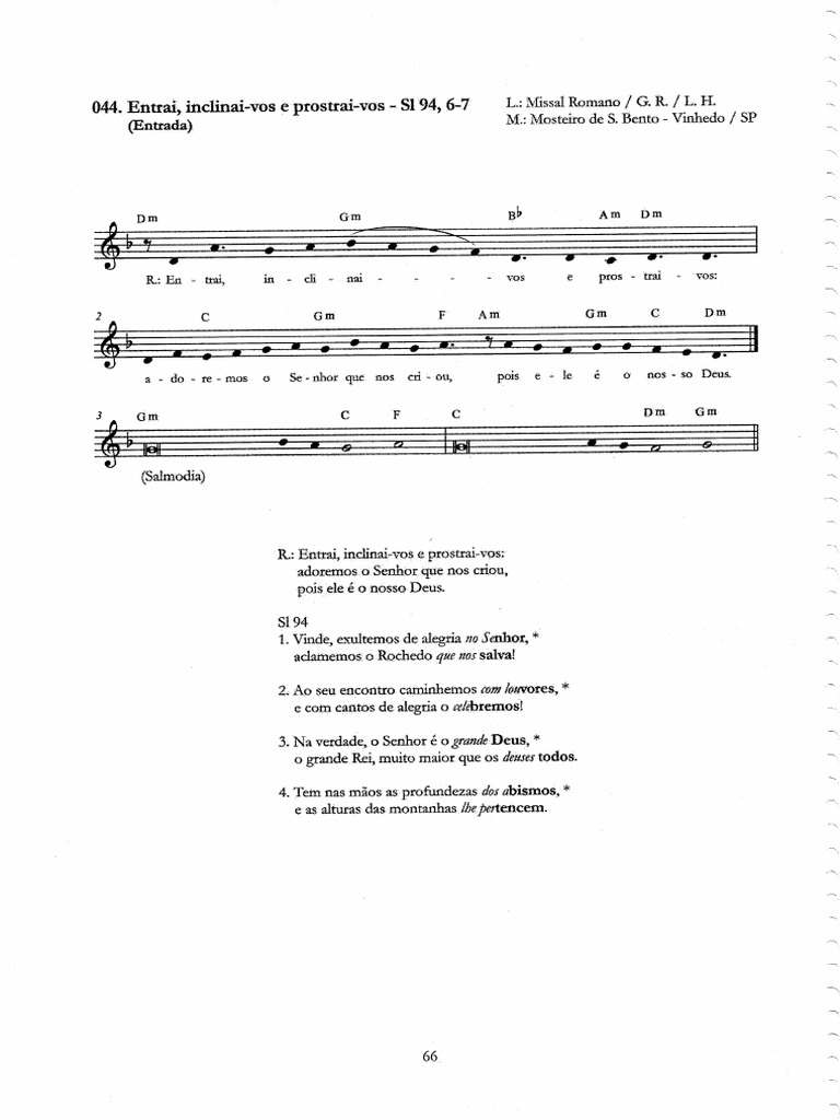 Entrai, Inclinai-Vos | PDF